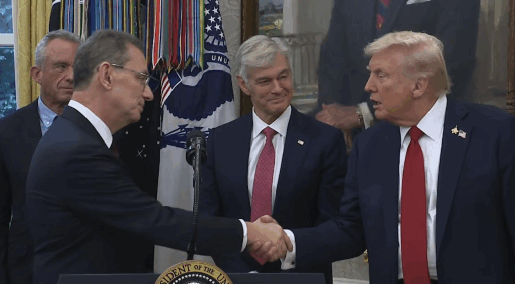 INTERVIEW: "And it's done. It just has to set in." President Donald ...