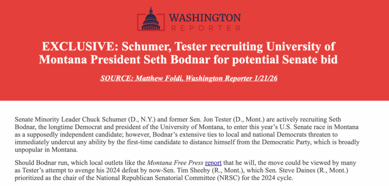 SCOOP: Montana Senate race heats up with ad campaign, site launch ...